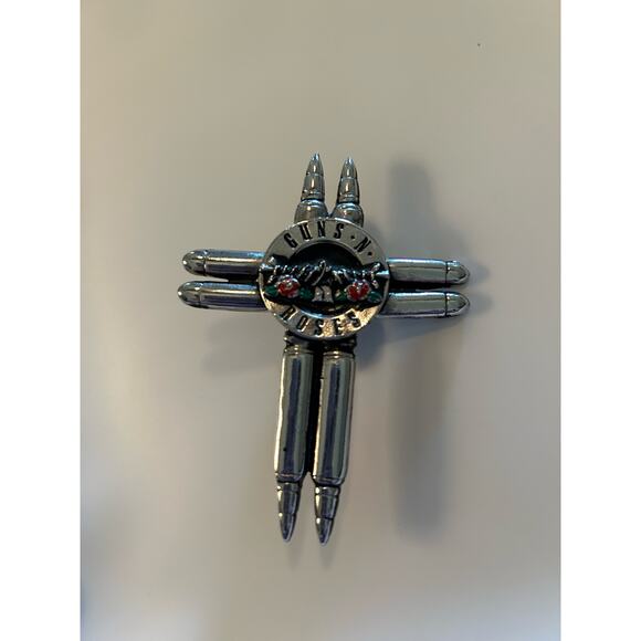 Brokum | Cell Phones & Accessories | Guns N Roses 99 Bullets Pin Double ...